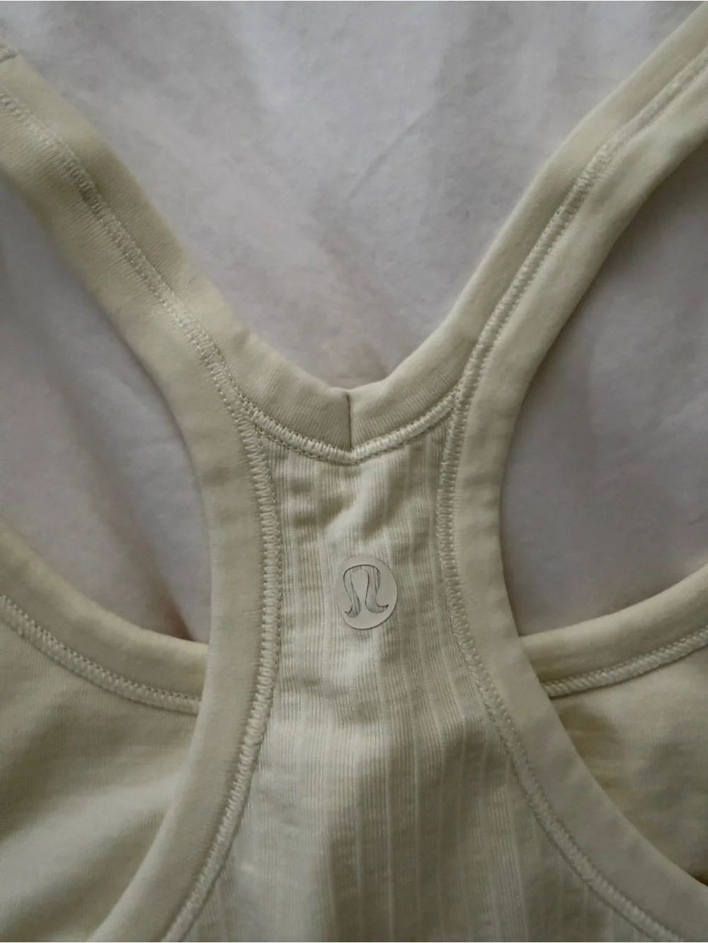 lululemon athletica | Tops | Lululemon Light Yellow Ebb To Street Tank ...